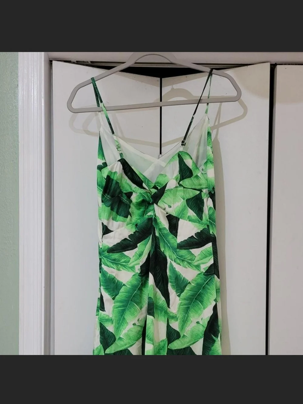 Forever 21 | Dresses | Forever 2 Green Leaf Print Midi Dress | Poshmark